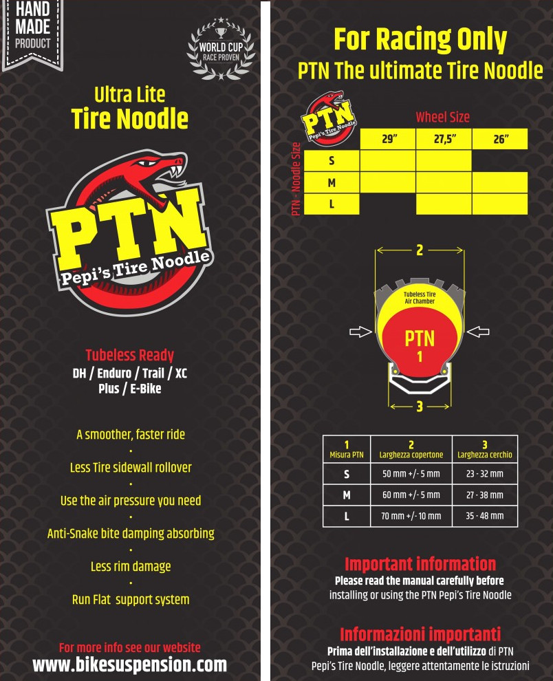 Im Test: Pepi´s Tire Noodle (PTN) der italienische Pannenschutz | Blog